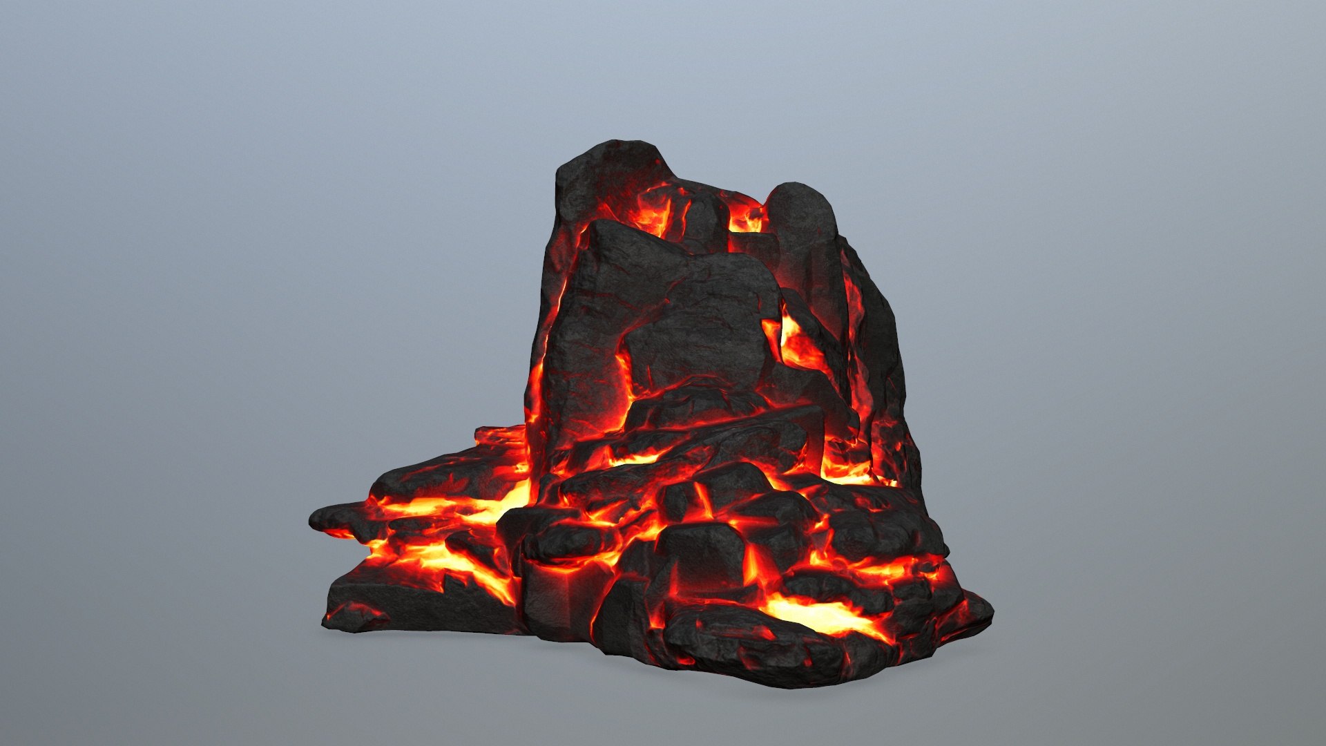 3D Lava Rock Model - TurboSquid 1386500