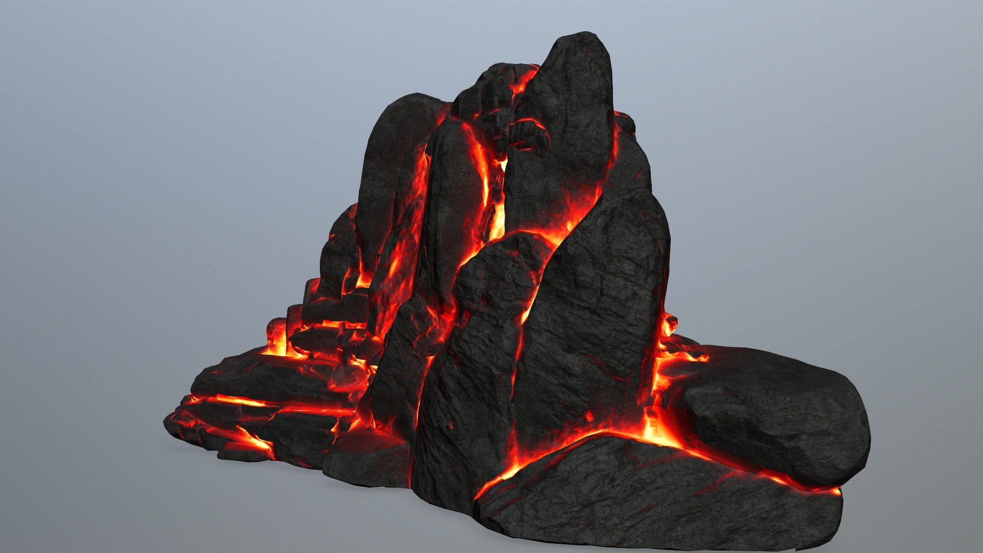 3D Lava Rock Model - TurboSquid 1386500