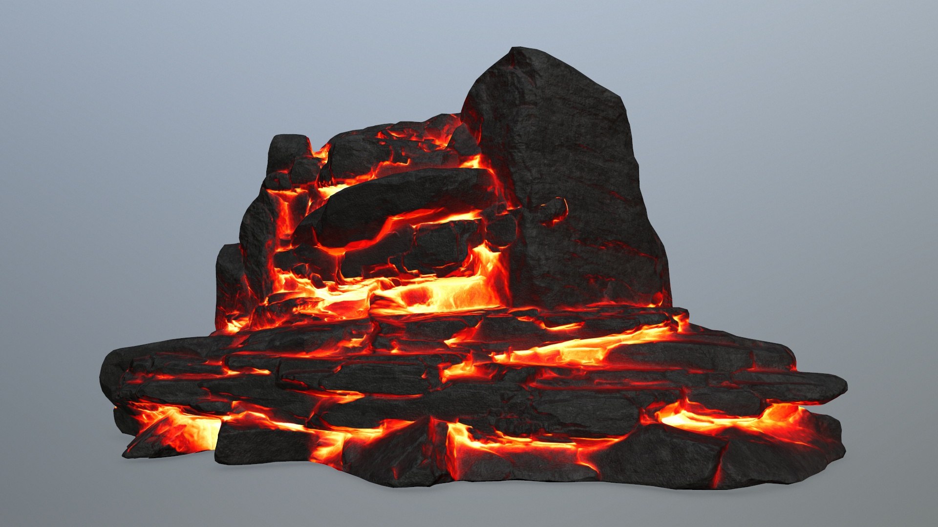 3D Lava Rock Model - TurboSquid 1386500