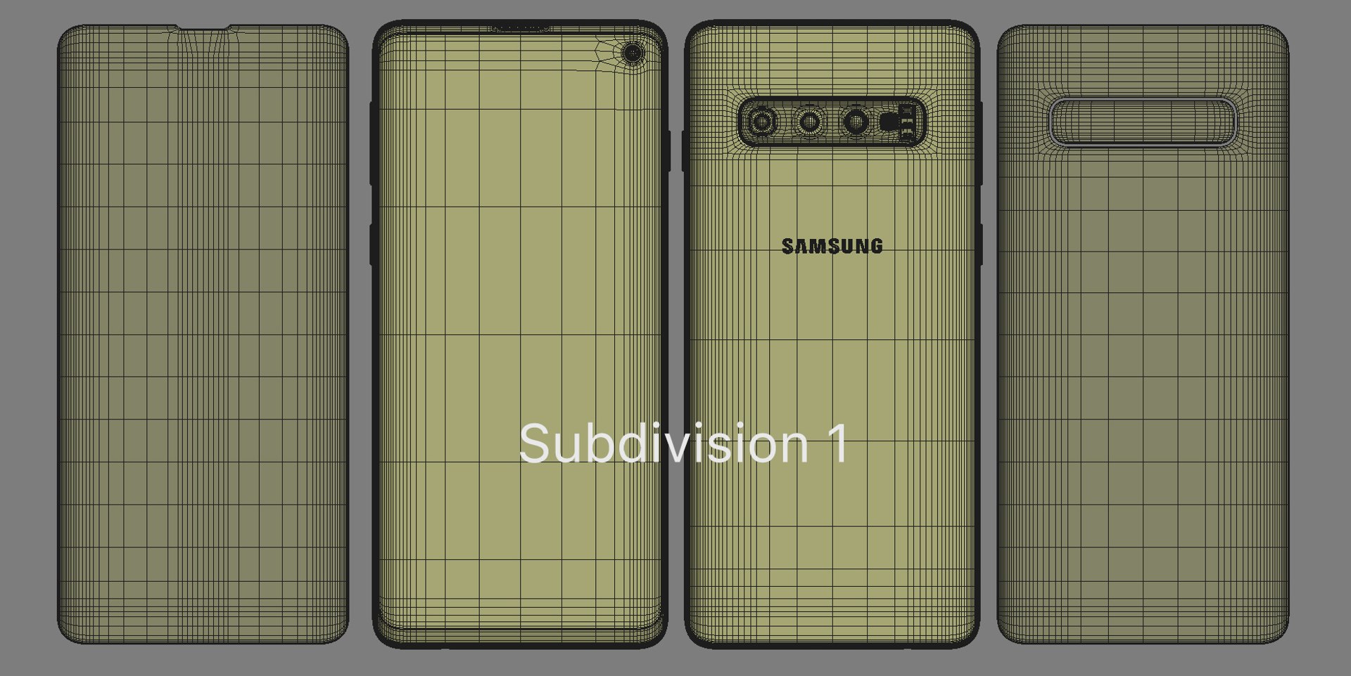Samsung galaxy s10 3D model - TurboSquid 1380425