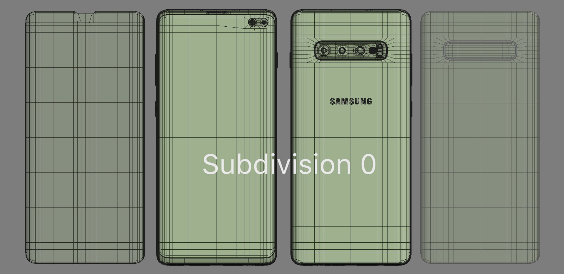 Samsung galaxy s10 3D model - TurboSquid 1380425