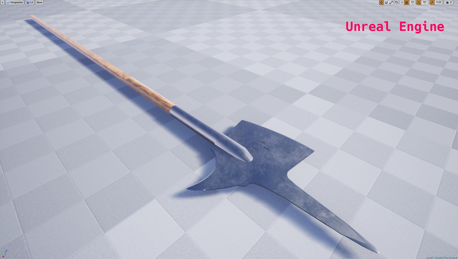 3D historically swiss halberd model - TurboSquid 1416096