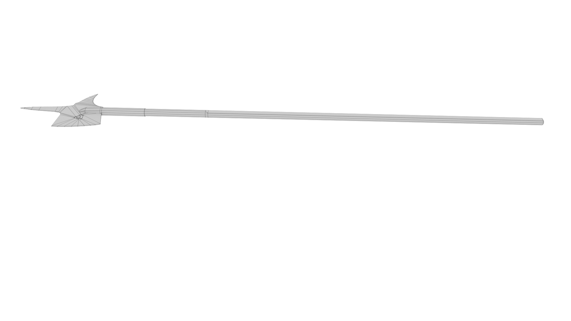 3D historically swiss halberd model - TurboSquid 1416096