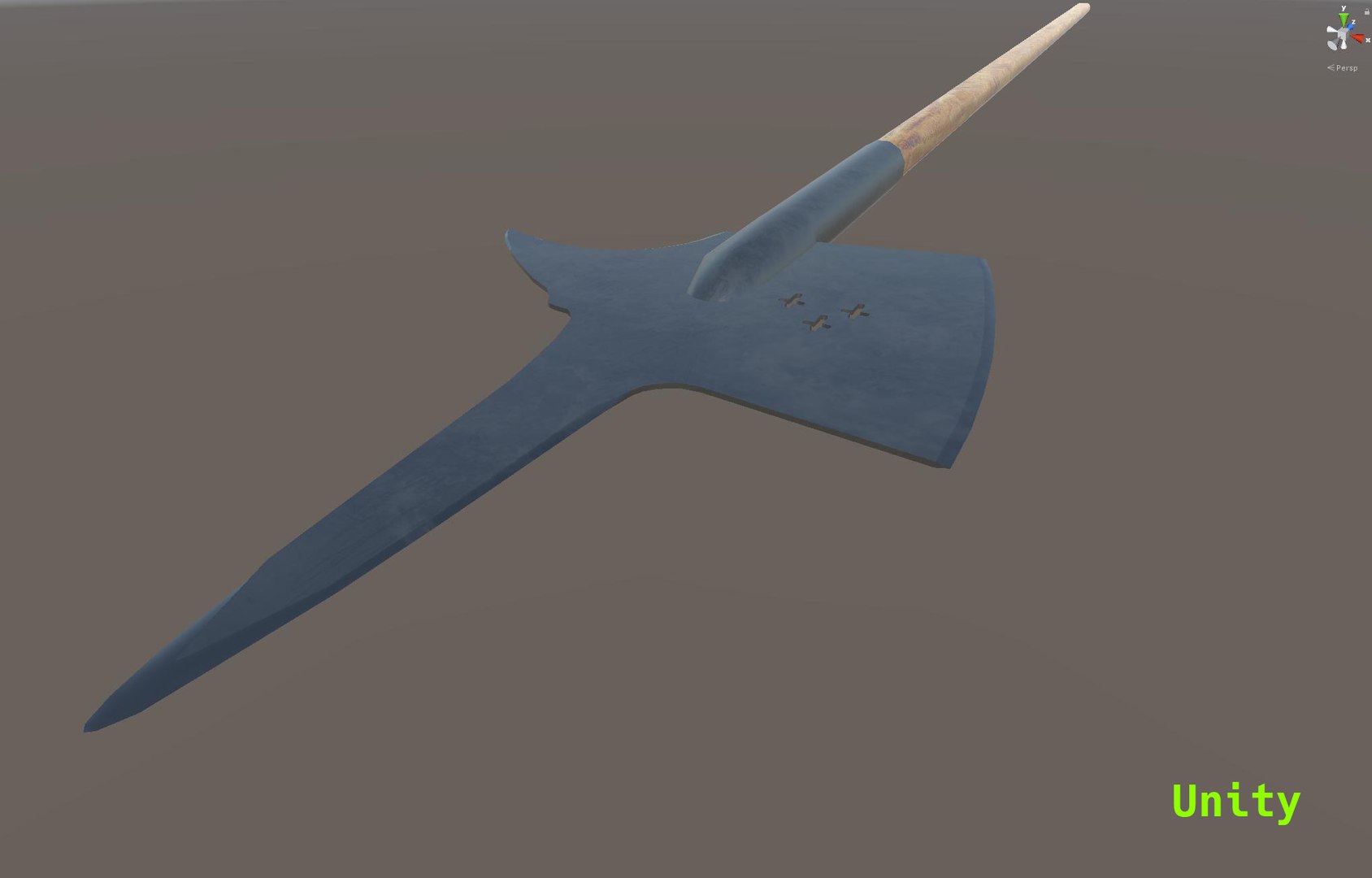 3D historically swiss halberd model - TurboSquid 1416096