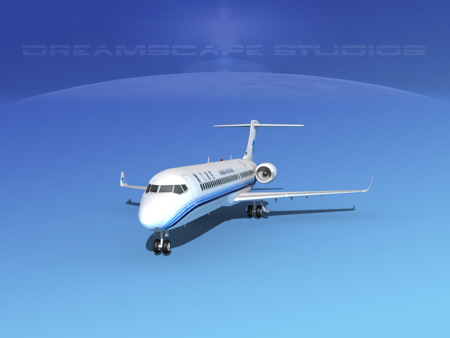 3d Model Comac Arj21 Airliner Arj21-700