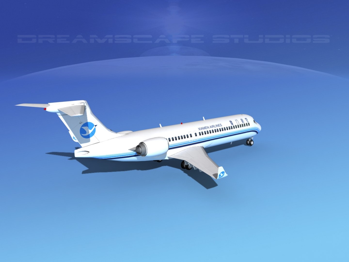 3d Model Comac Arj21 Airliner Arj21-700