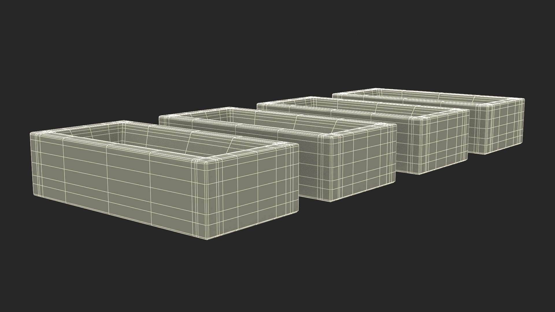 Frogged Sand Lime Bricks Set 3D model - TurboSquid 2148539