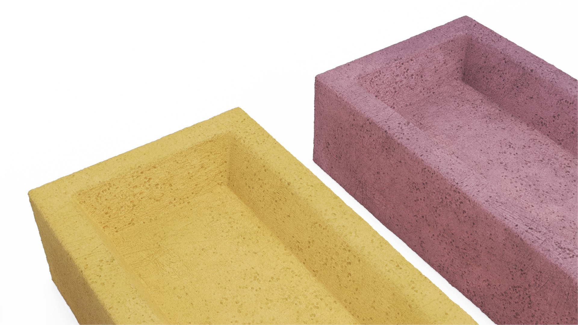 Frogged Sand Lime Bricks Set 3D model - TurboSquid 2148539