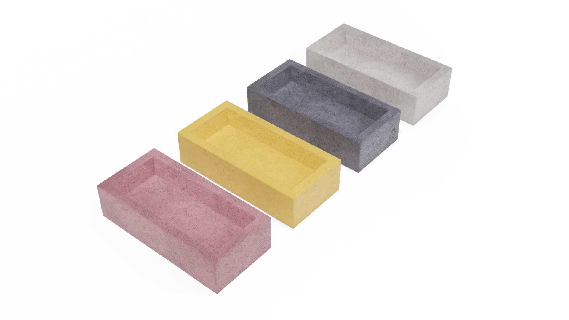 Frogged Sand Lime Bricks Set 3D model - TurboSquid 2148539