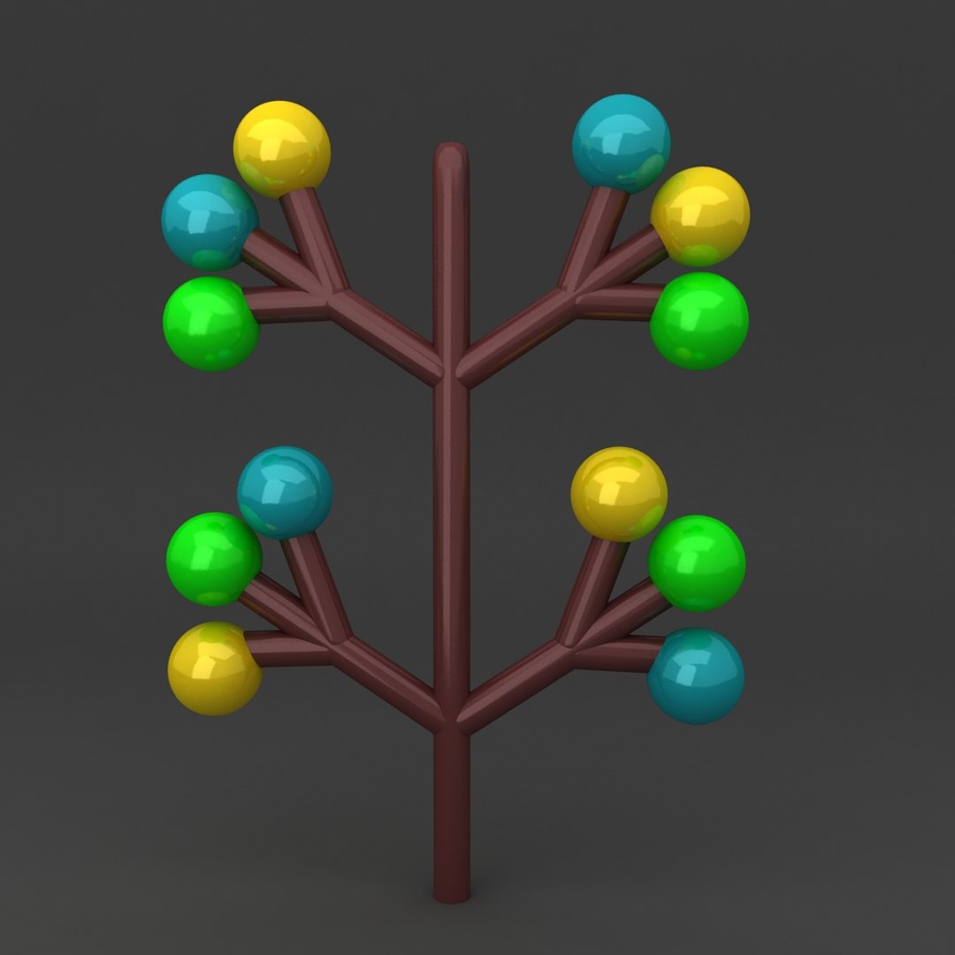 Cartoon Tree 3d Max