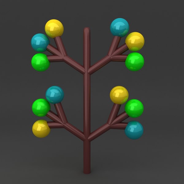 cartoon tree 3d max