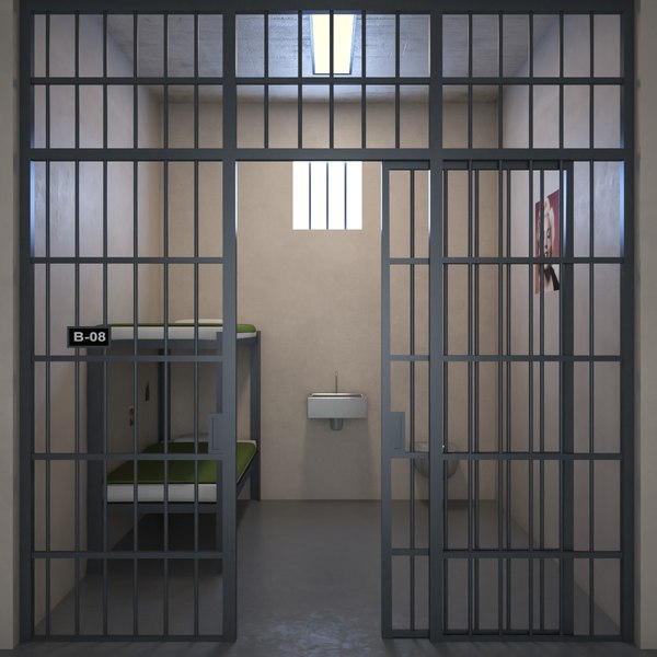prison jail 3d model