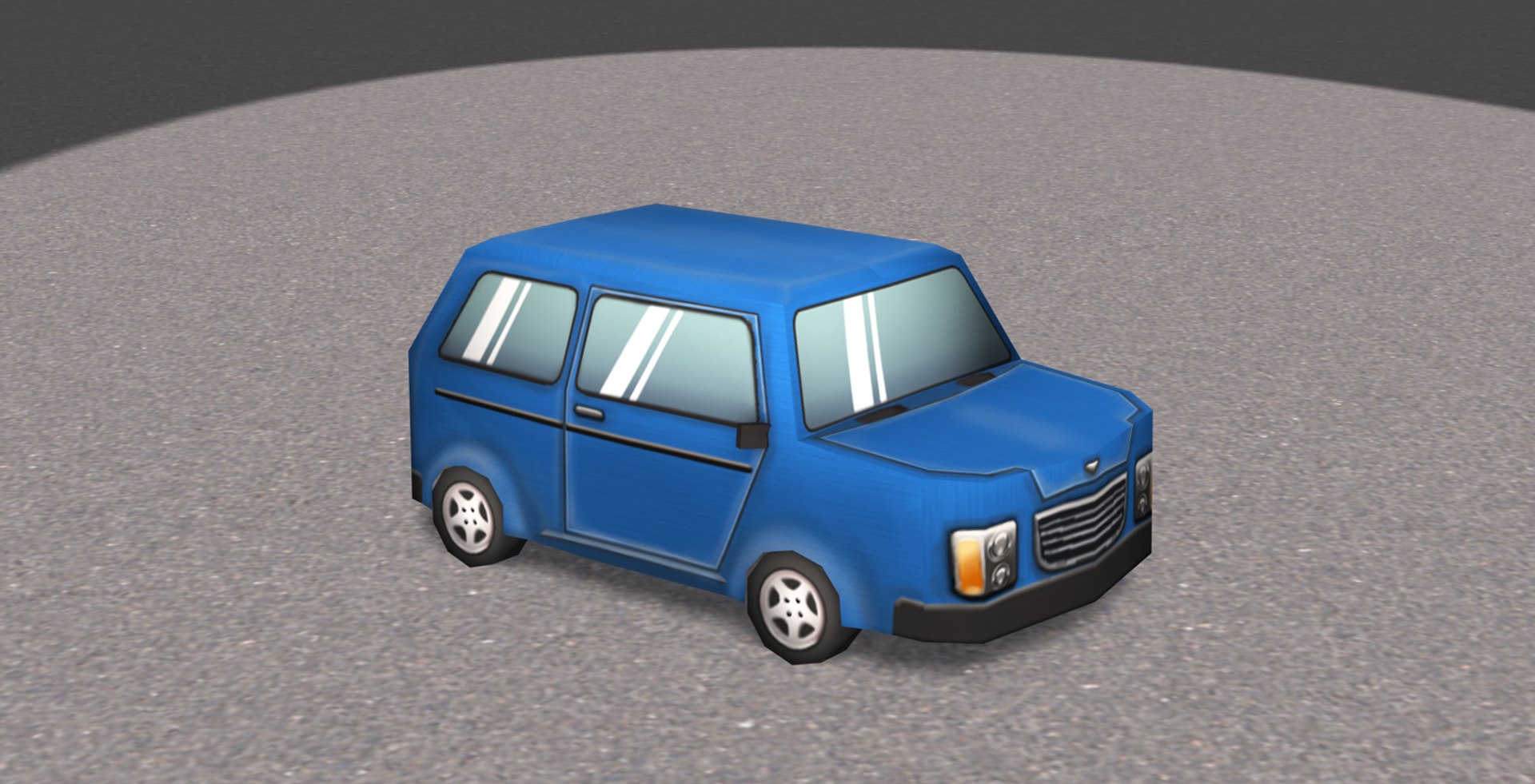 Cartoon Cars 3d Model