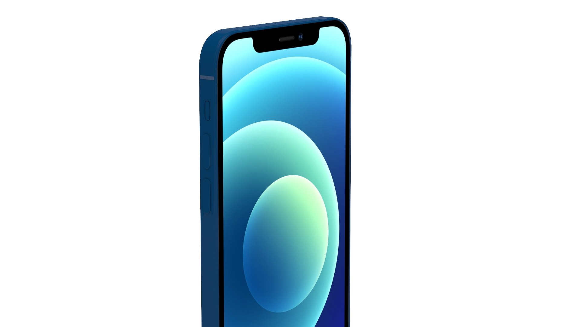 3D Model Apple IPhone 12 Blue - TurboSquid 2045109