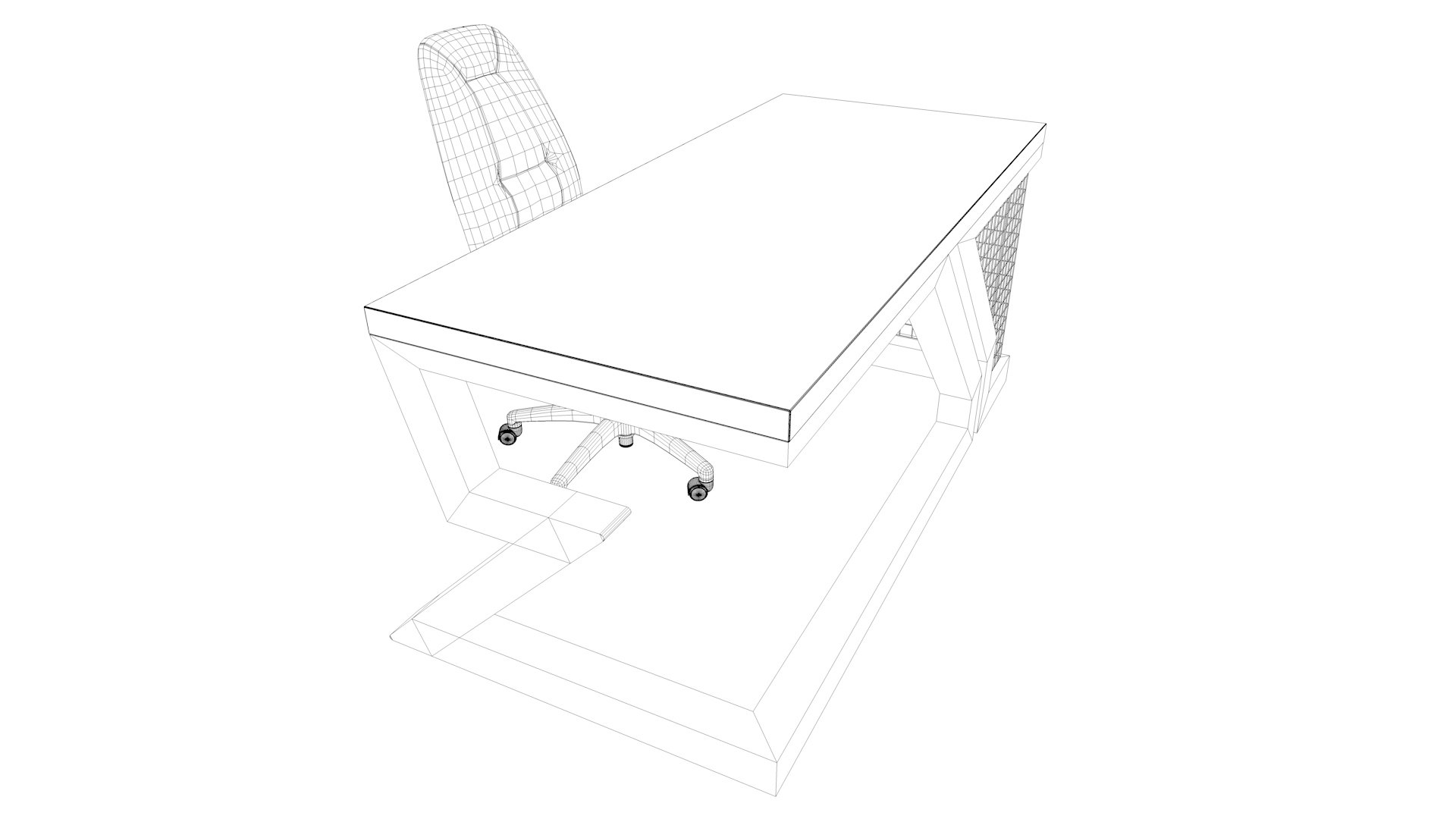 Office Desk1 3D - TurboSquid 1975550