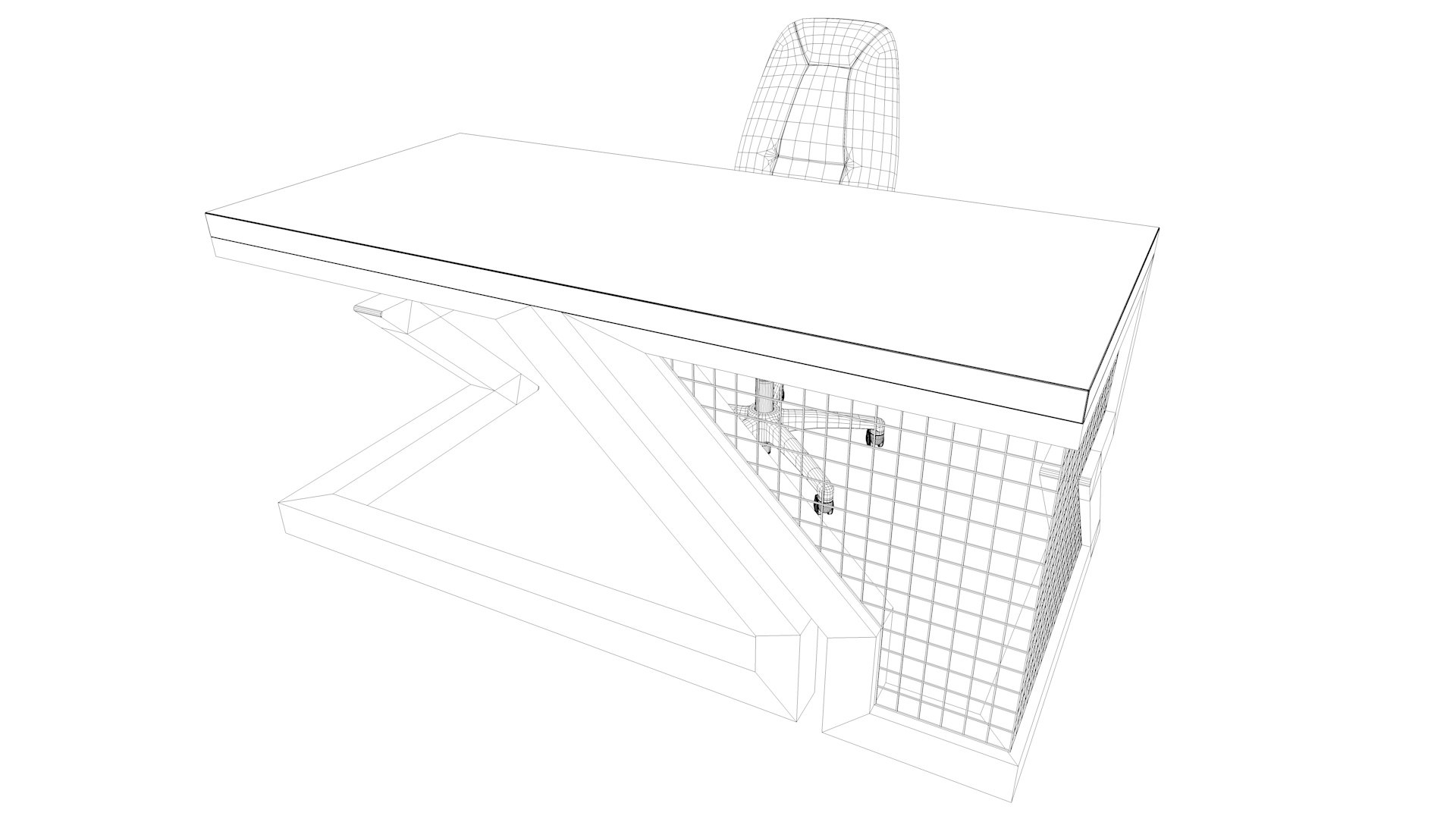 Office Desk1 3D - TurboSquid 1975550