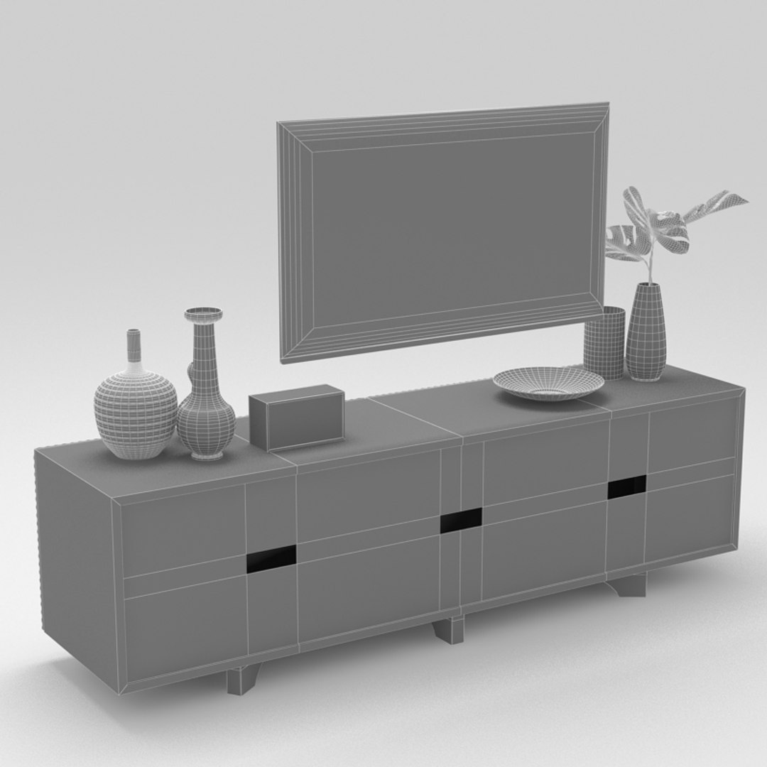3d Designer Media Console