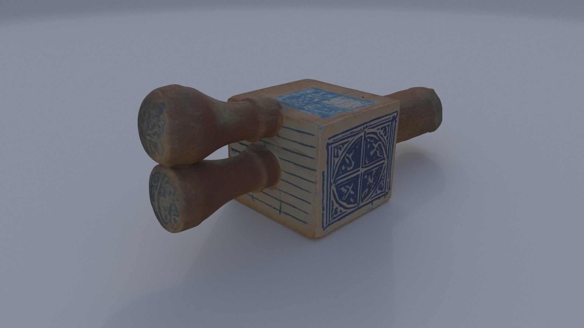 Merchant's Ledger Stamp 3D - TurboSquid 2327291