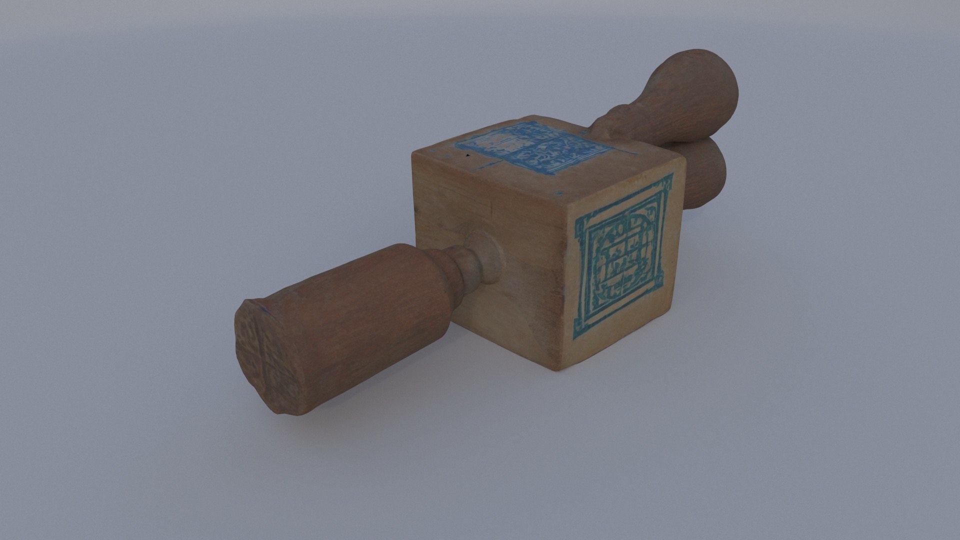 Merchant's Ledger Stamp 3D - TurboSquid 2327291