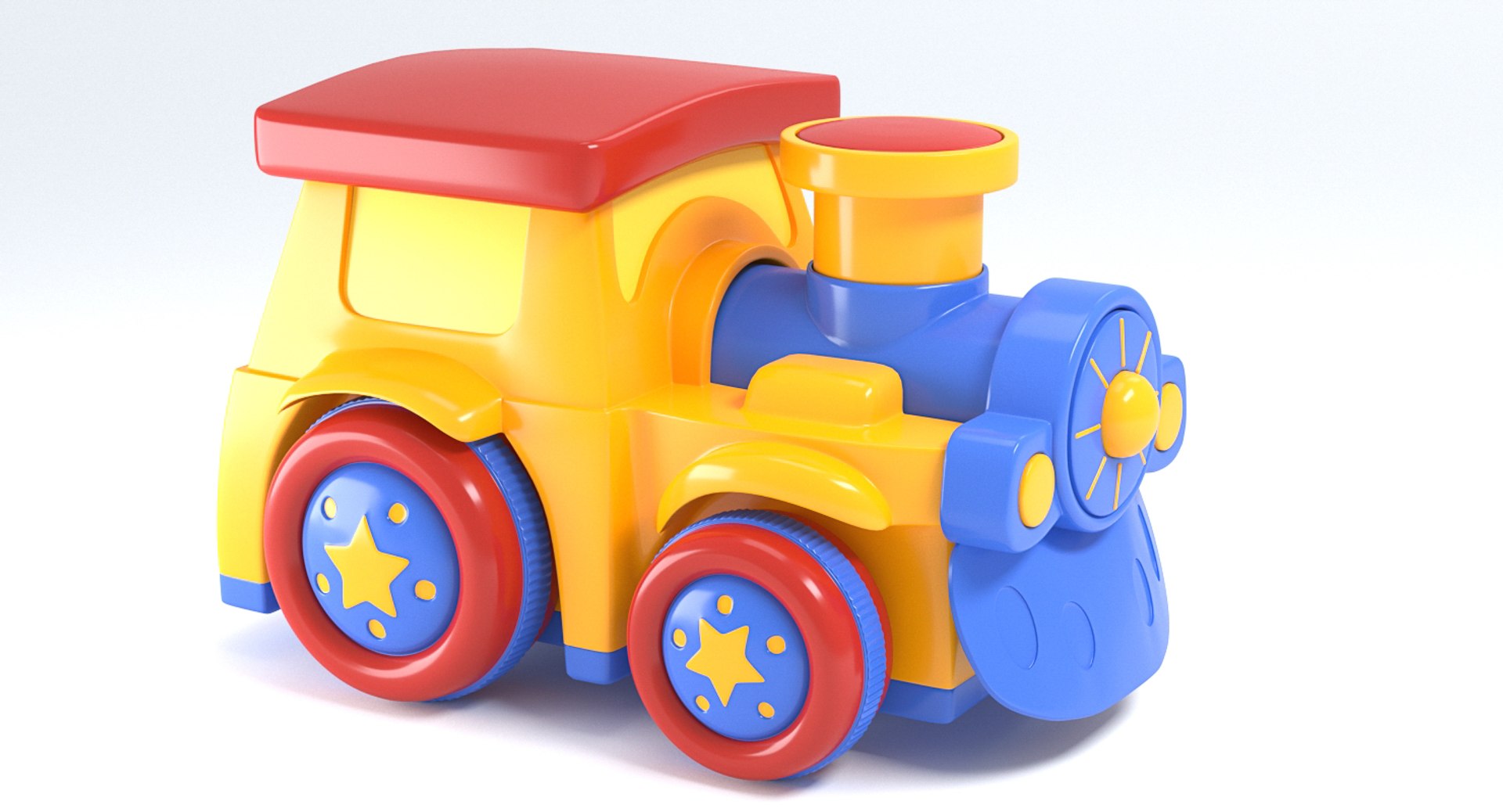 Toy Train 3D Model - TurboSquid 1507433