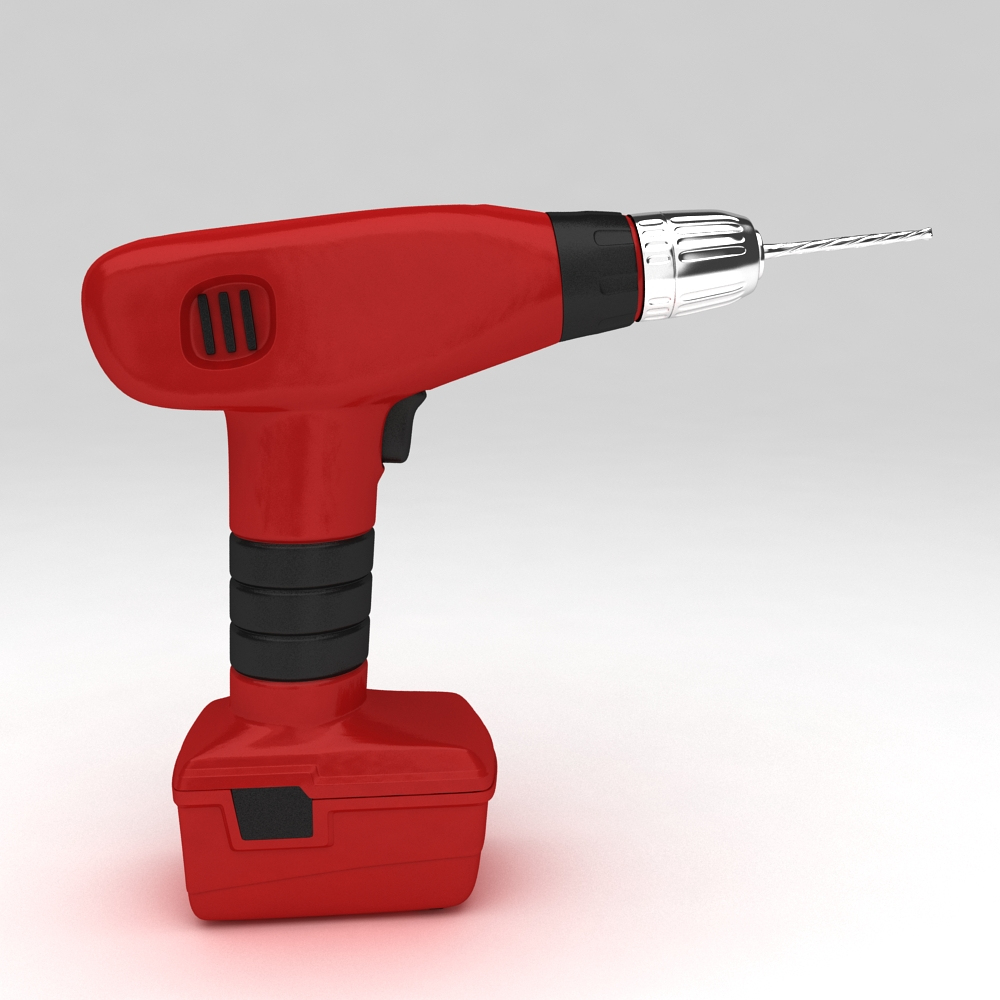 3d drill machine tool model