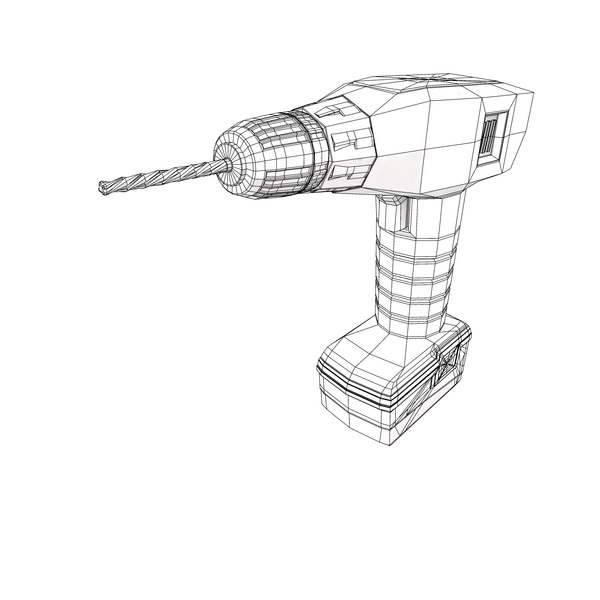 3d drill machine tool model