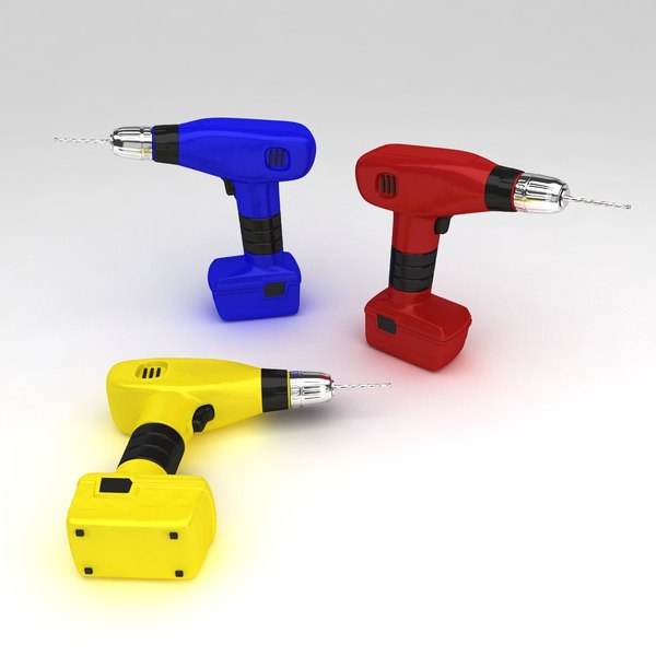 3d drill machine tool model