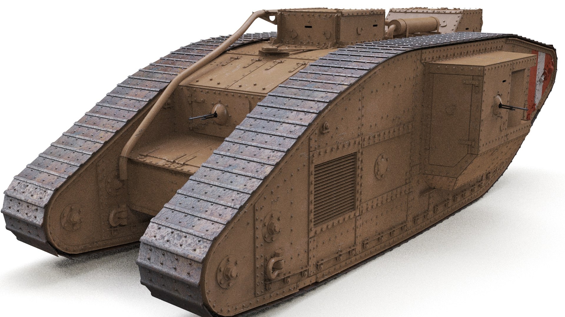 3D Model TANK MARK Rigged - TurboSquid 2174640