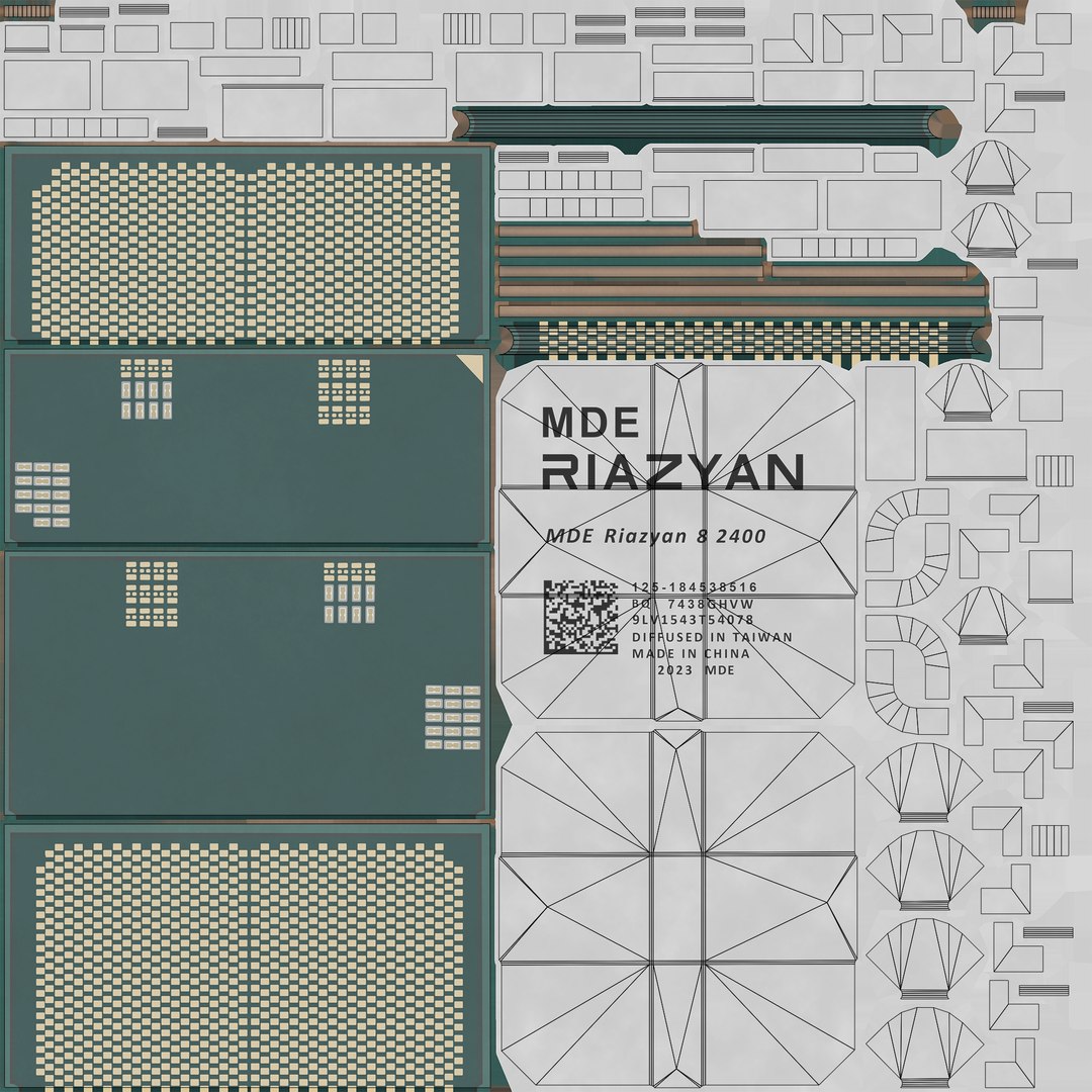 Modern CPU 3D - TurboSquid 2129897