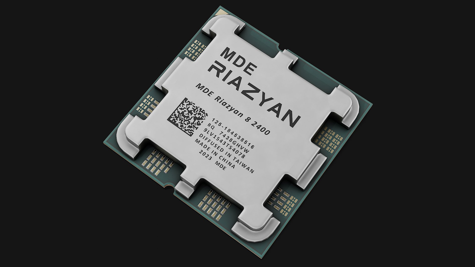 Modern CPU 3D - TurboSquid 2129897