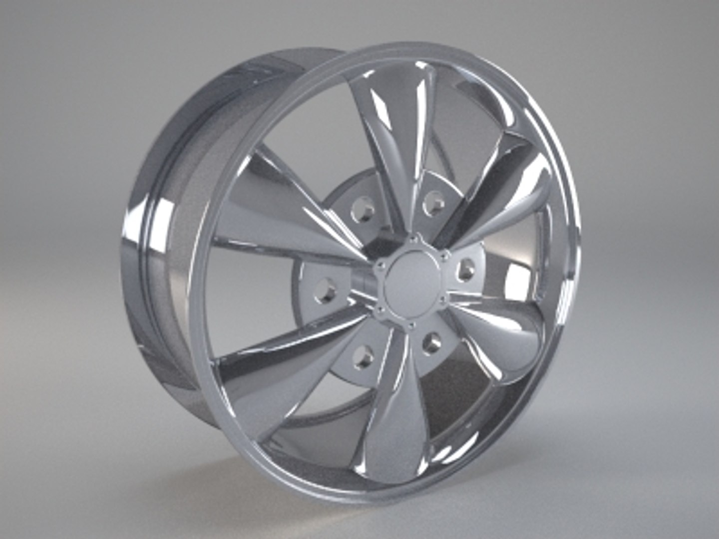 aftermarket wheel rim 3d obj