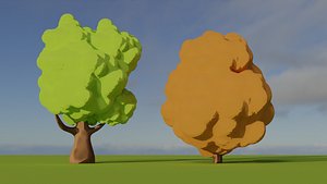 3D Anime Tree - TurboSquid 1669633