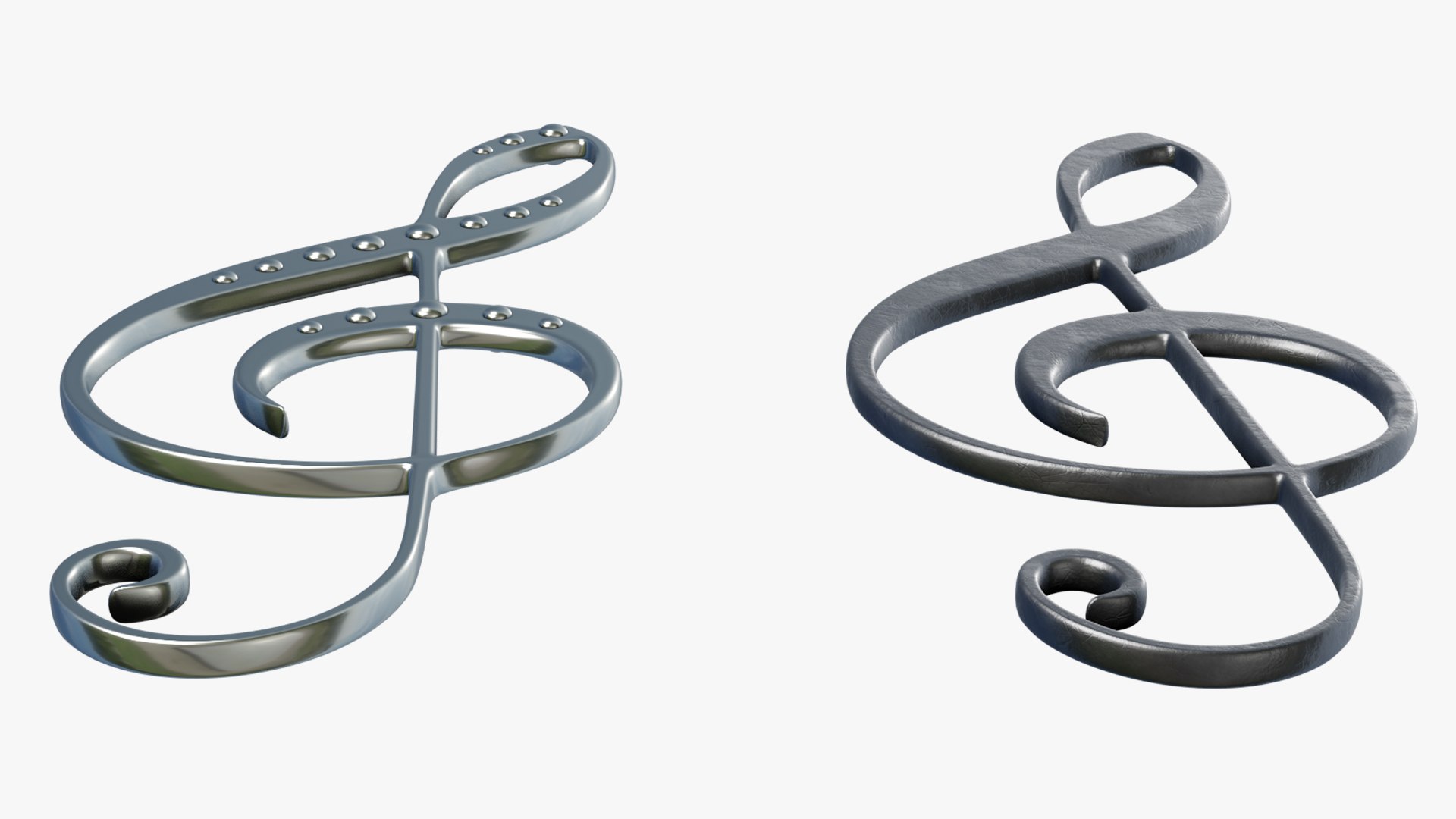 Models Of Treble Clef 3D Model - TurboSquid 2247773