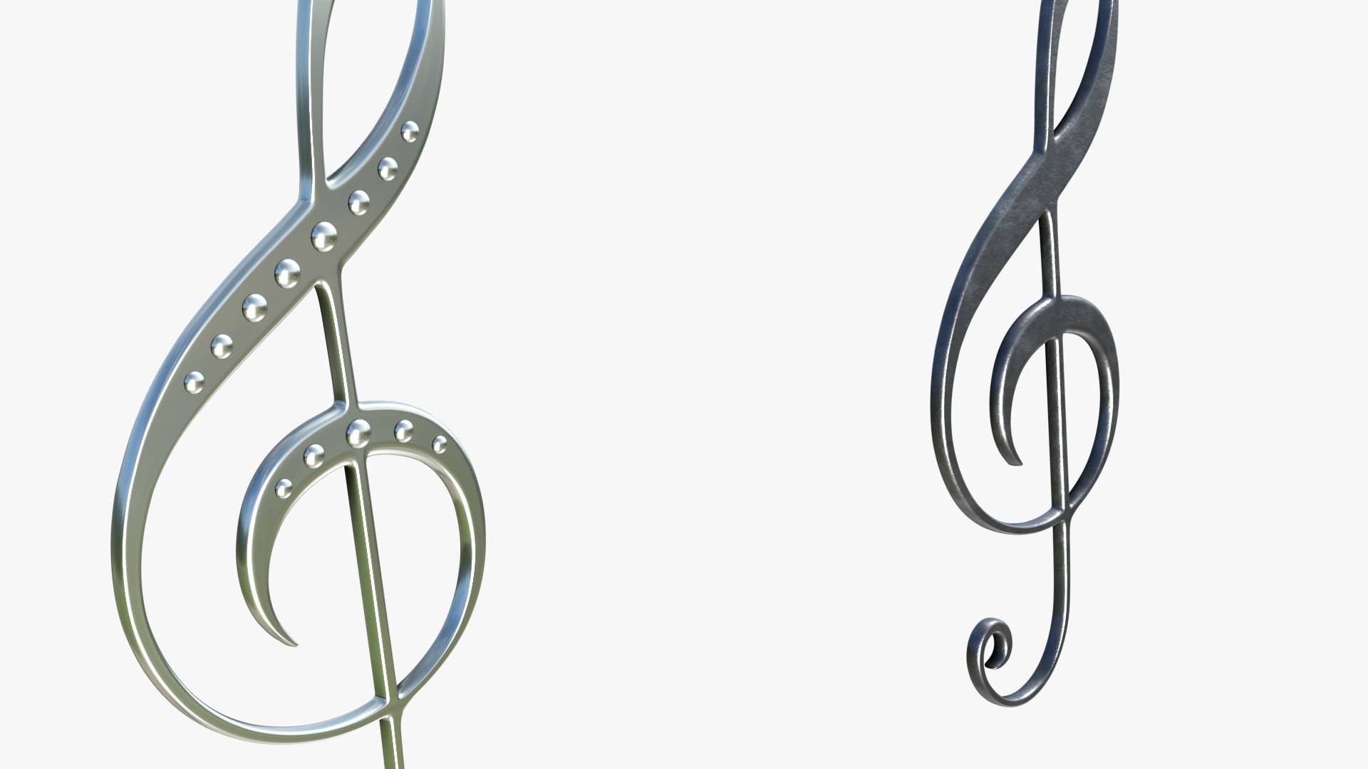 Models Of Treble Clef 3D Model - TurboSquid 2247773