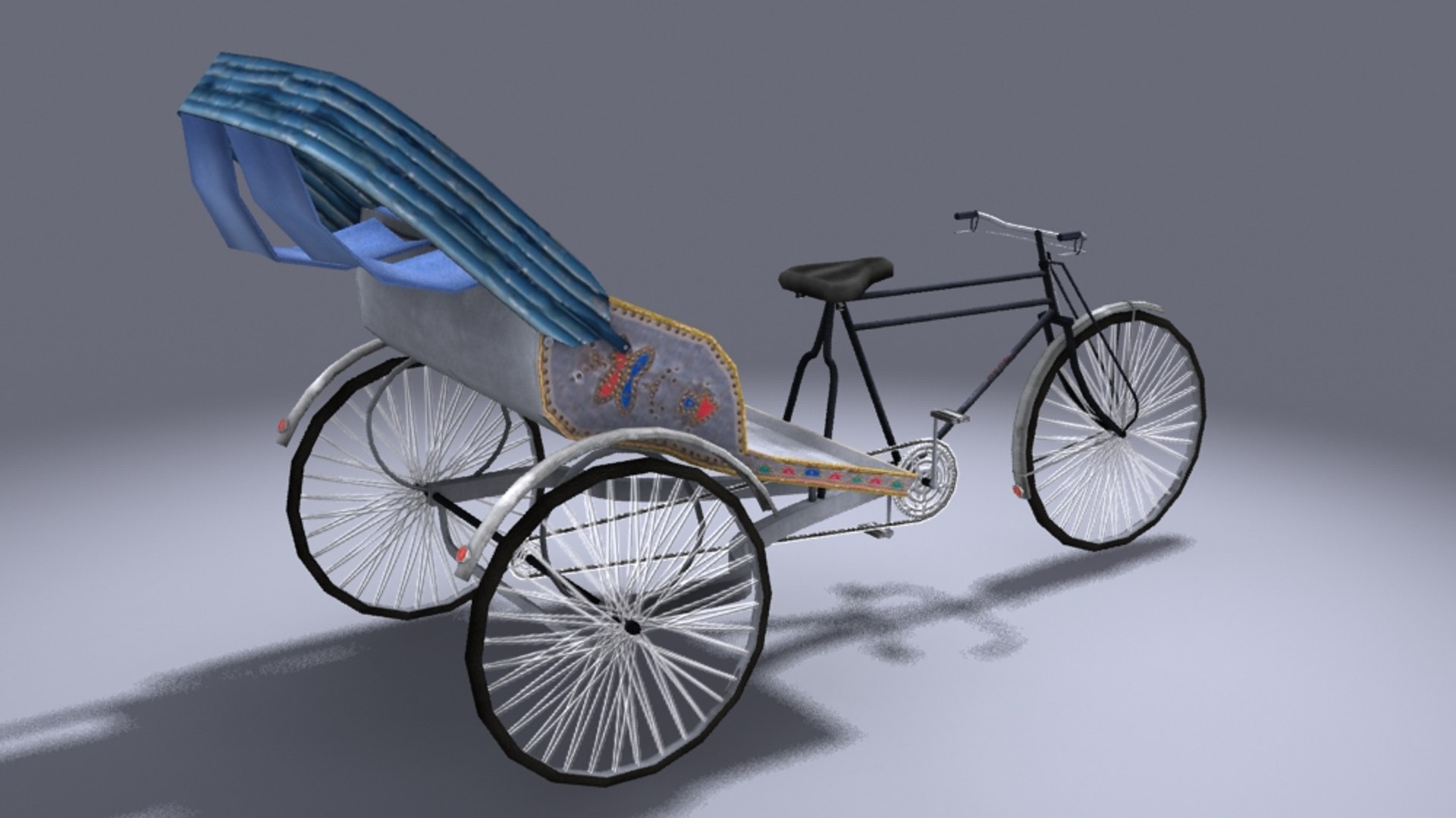 3d local rickshaw model