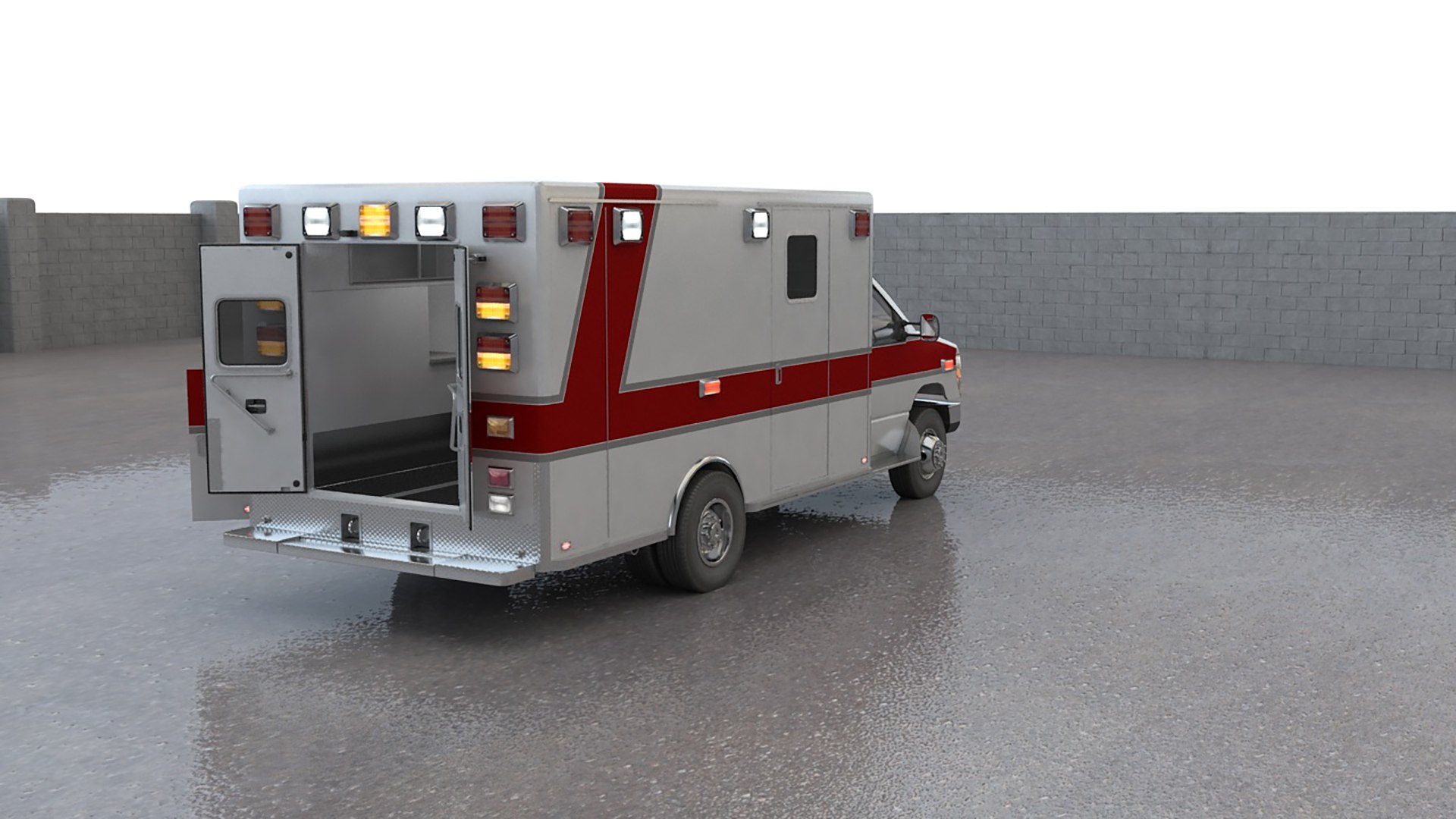 3D Ambulance Model - TurboSquid 2208273