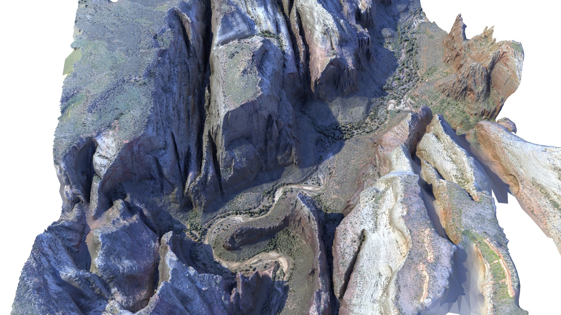 Mountain Pass Utah 3D - TurboSquid 2205583
