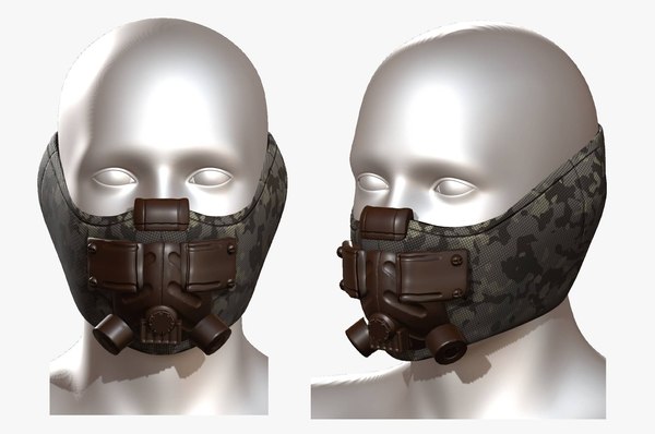 Gas mask model - TurboSquid 1605115