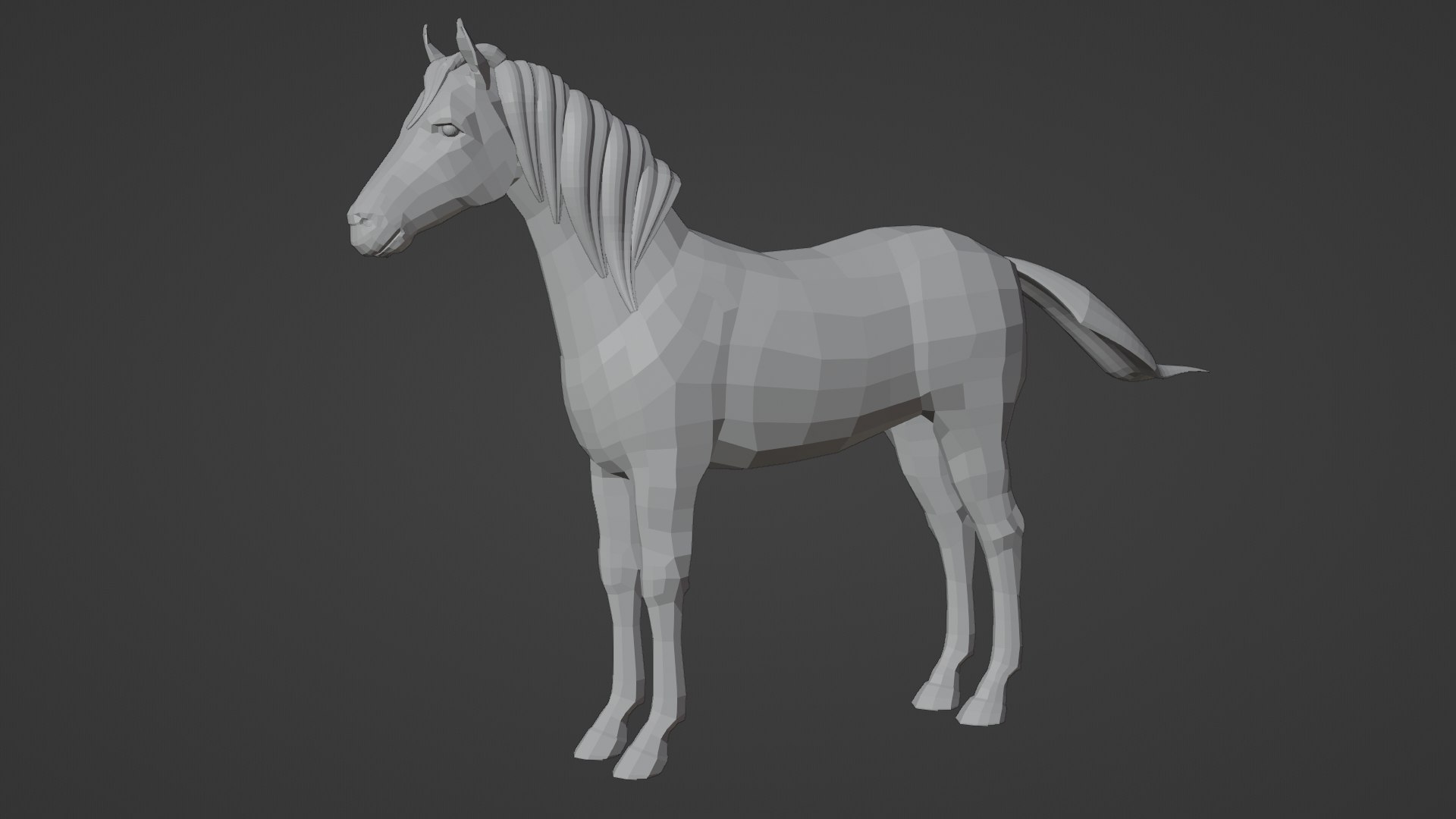 Free Low Poly Horse 3D Model - TurboSquid 1872061