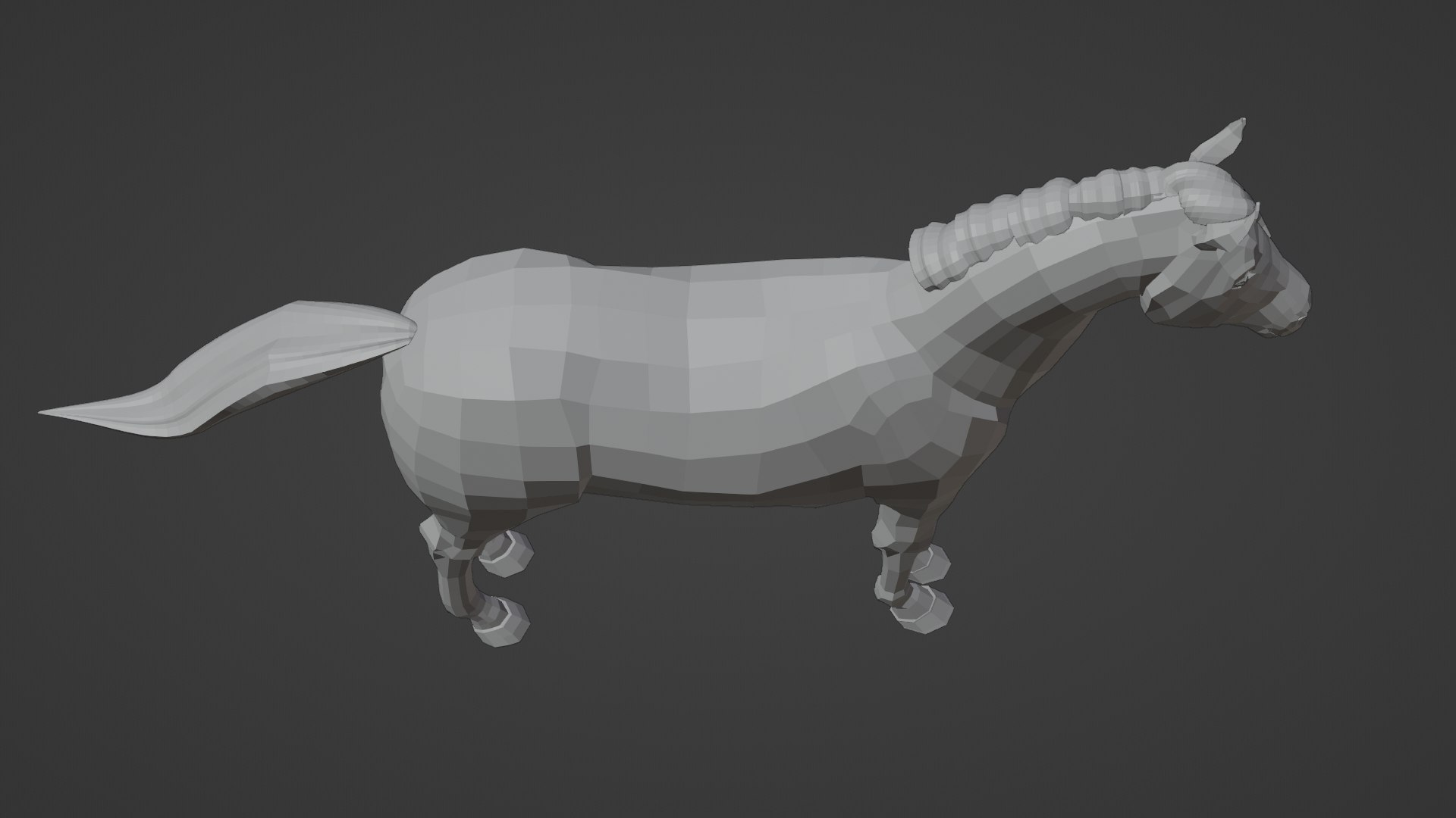 Free Low Poly Horse 3D Model - TurboSquid 1872061