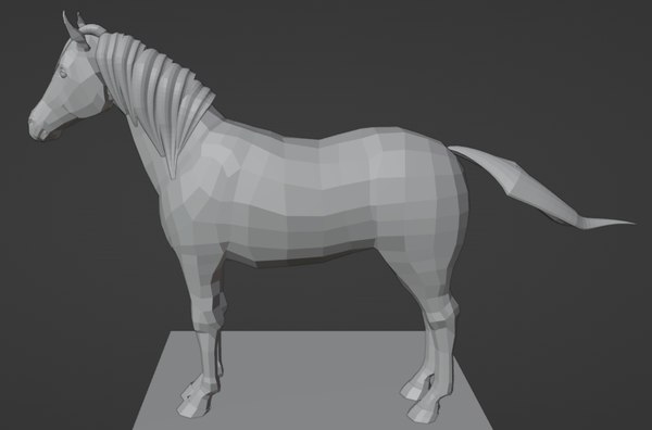 Free Low poly horse 3D model - TurboSquid 1872061
