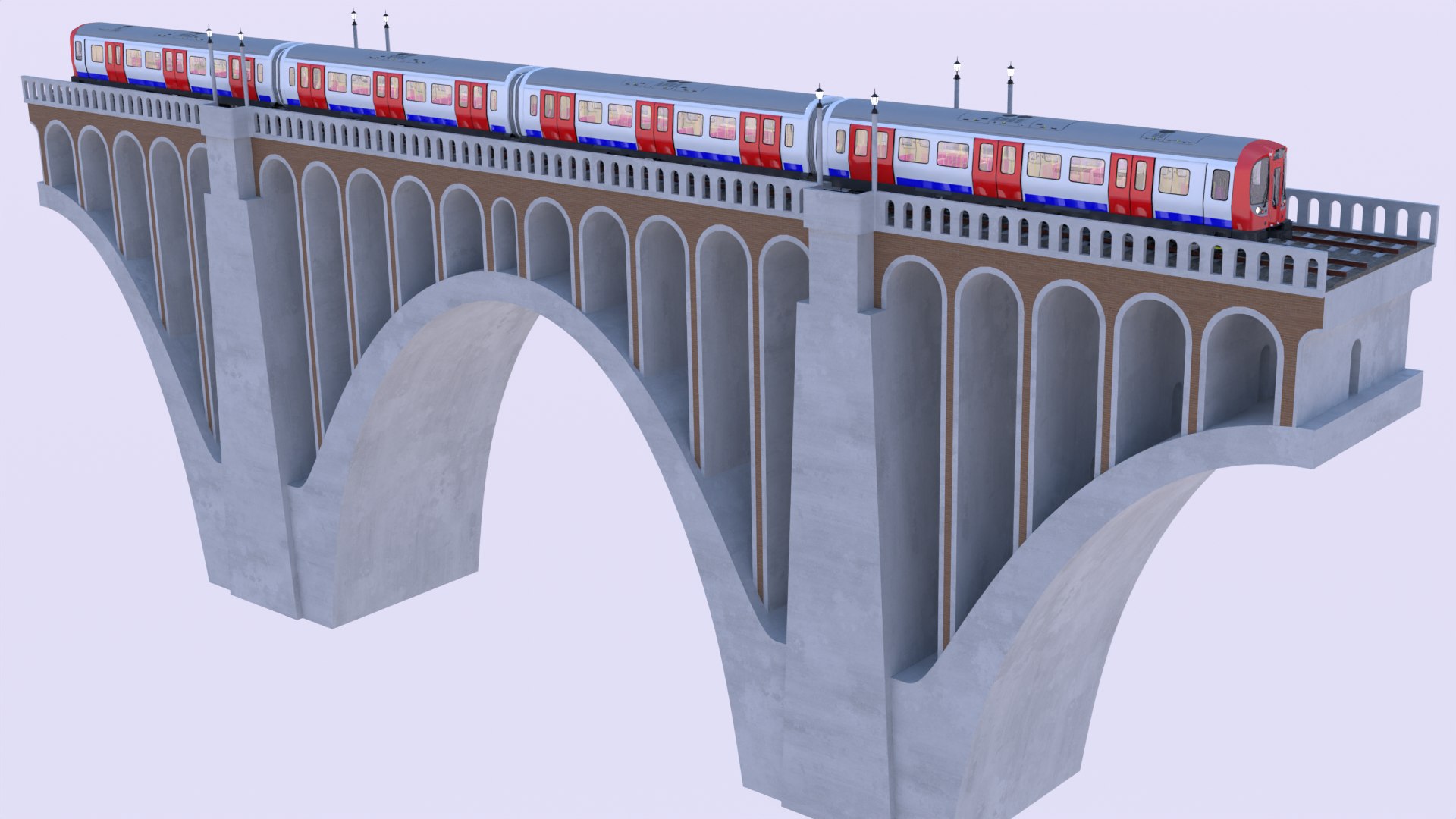 3D London Underground Viaduct II - TurboSquid 2377073