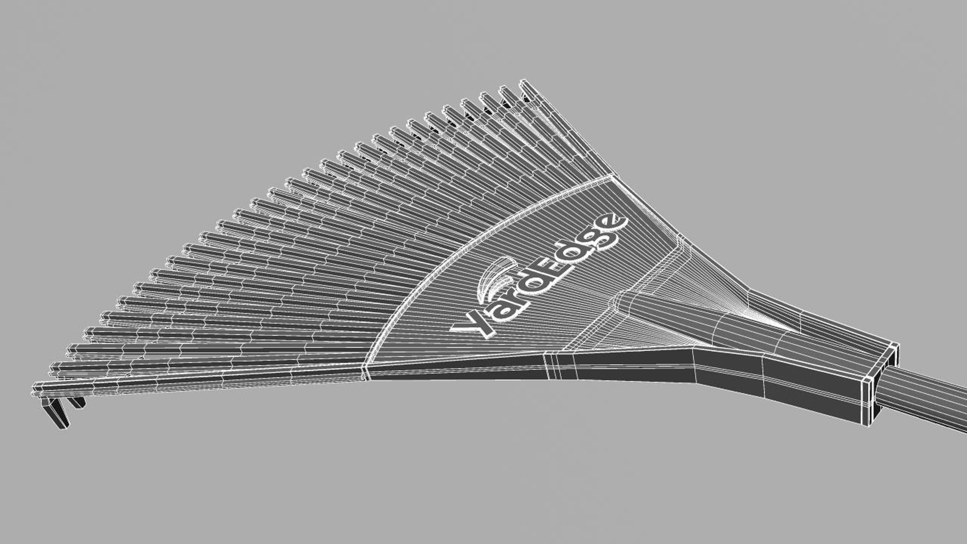 3d Model Garden Rake