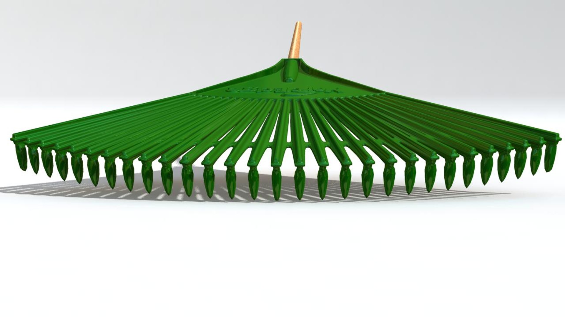 3d Model Garden Rake