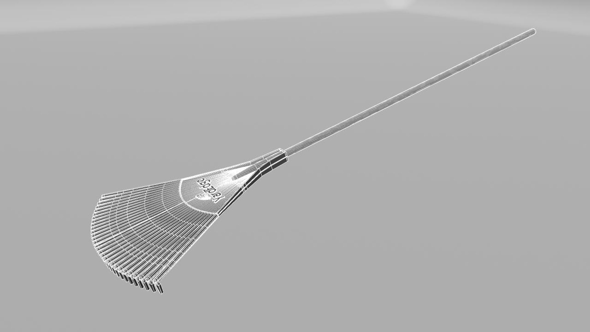 3d Model Garden Rake
