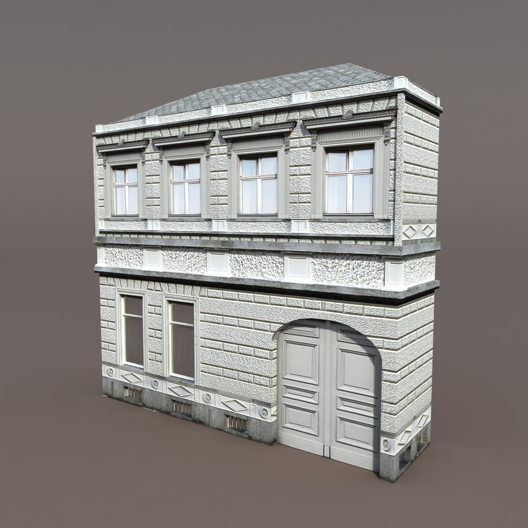 3ds Building Exterior Modelled