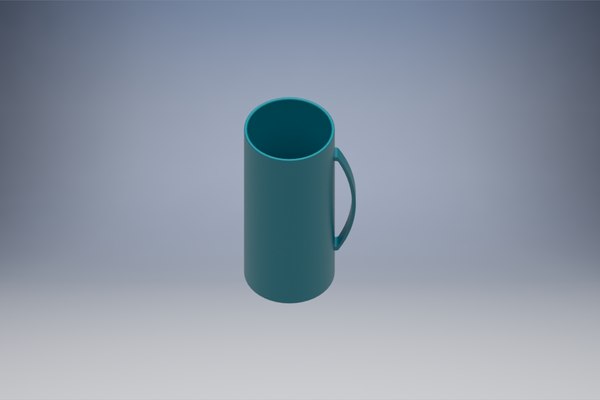 Blue cup 3D model - TurboSquid 1284549