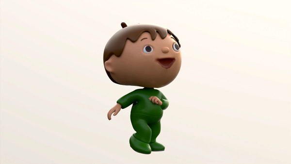 modelo 3d Charlie and the numbers Rigged and Printable - TurboSquid 2014552