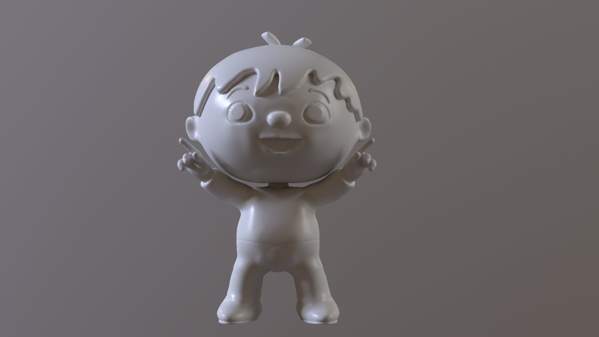 Charlie And The Numbers Rigged And Printable Model Turbosquid 2014552