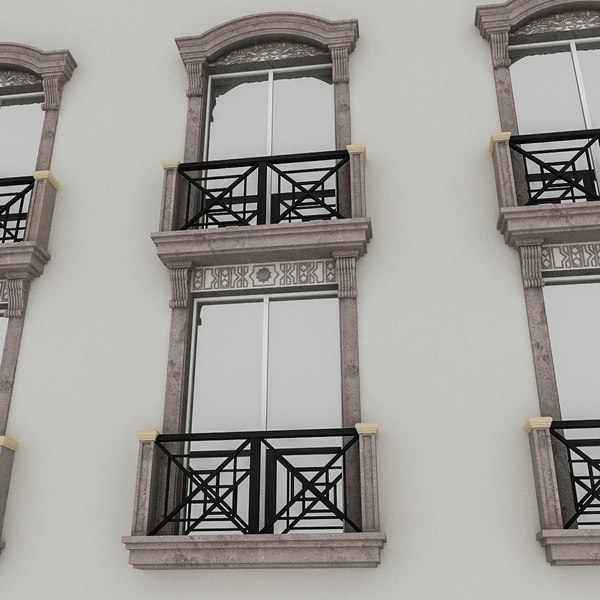 Window frame 3D model - TurboSquid 1446265